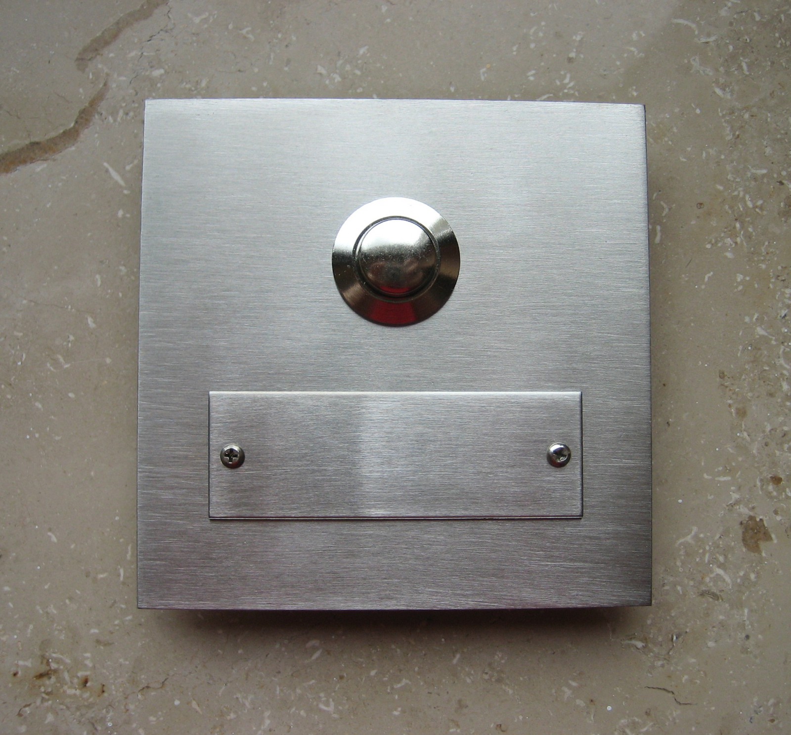 Edelstahl Klingel, Klingelplatte, Türklingel, Taster Outdoor Klingeln 1 ...